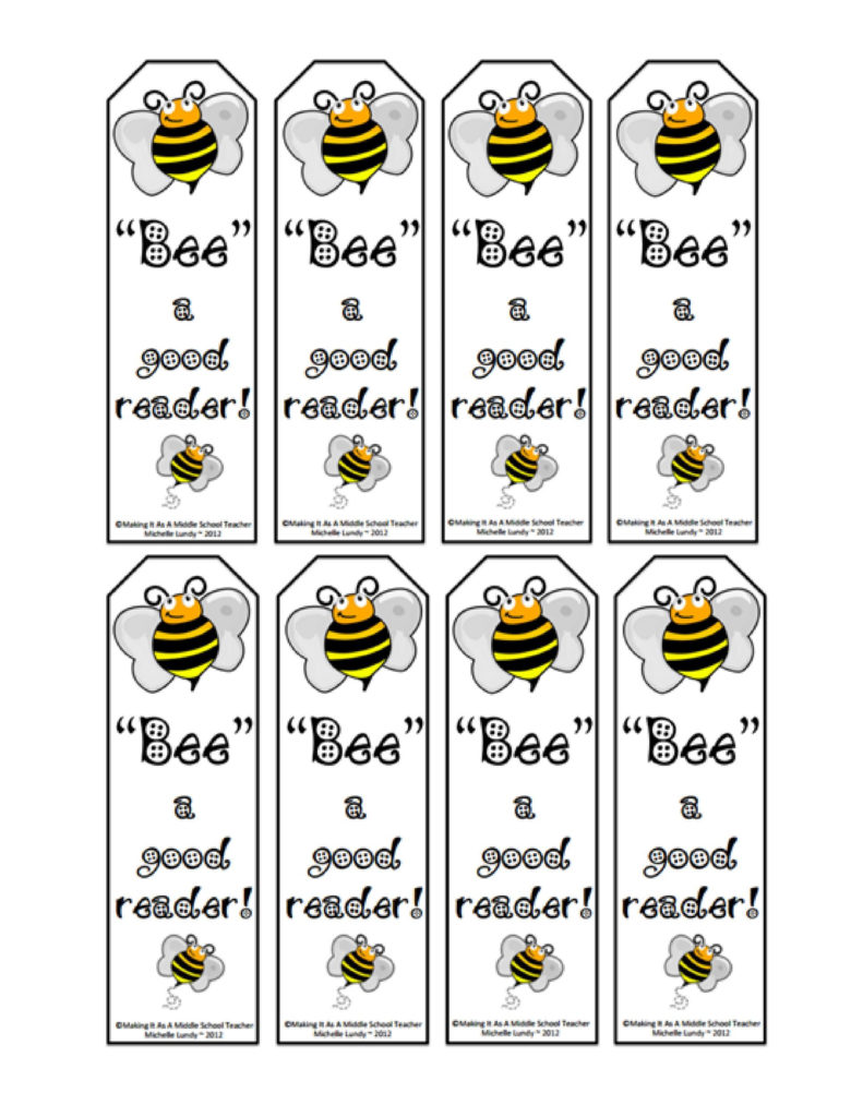 50 Free Printable Bookmark Templates TemplateLab | Printable Bookmarks