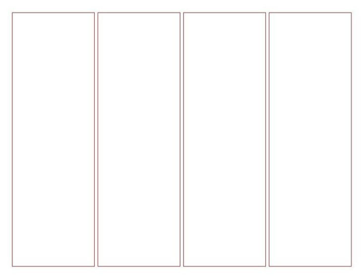 Free Blank Bookmark Templates To Print 4 TEMPLATES EXAMPLE | Printable ...